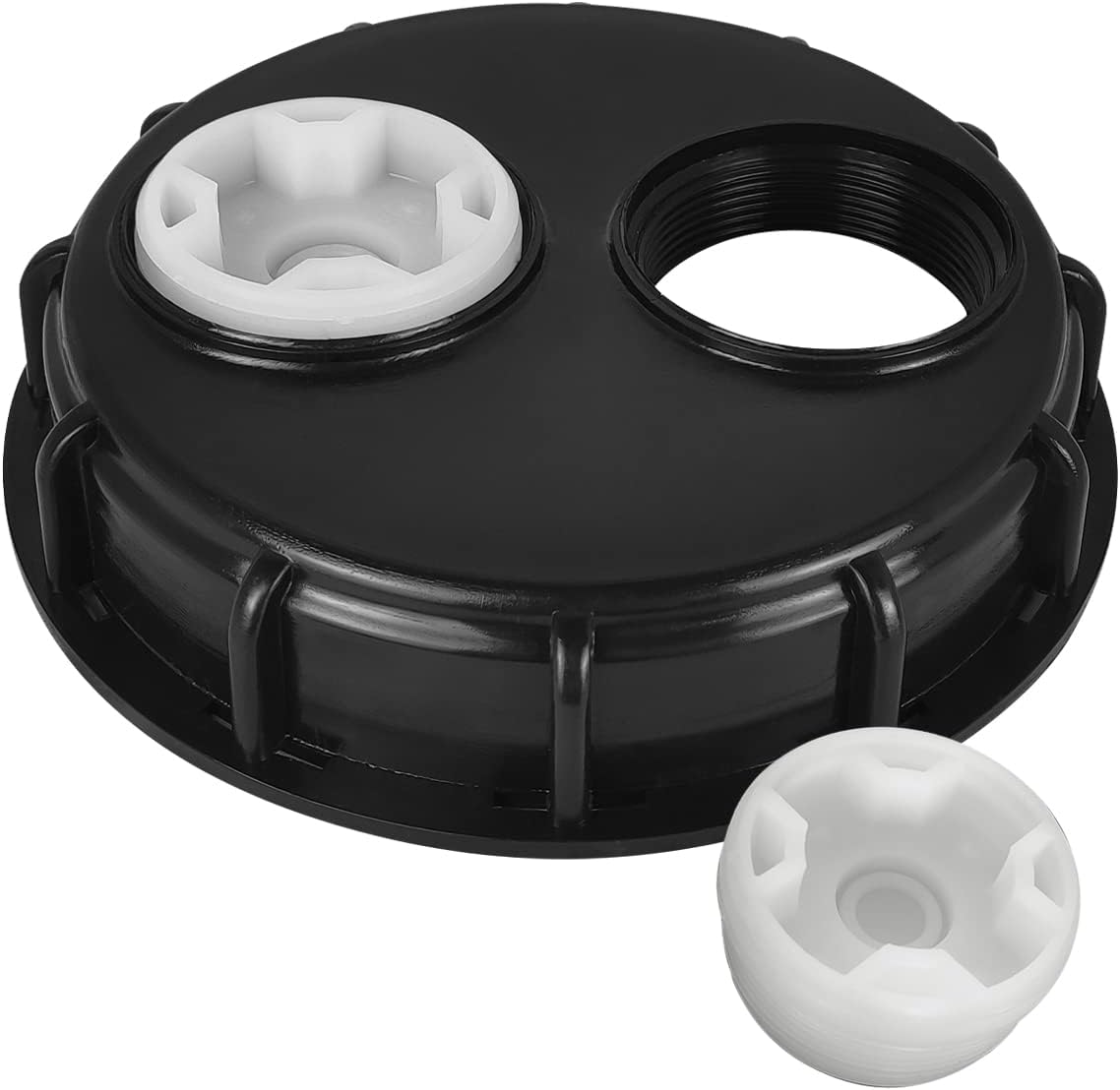 Buy IBC Tote Lids Water Tank Caps IBC Tank Lids 6.5-Inch with 2 Plug ...