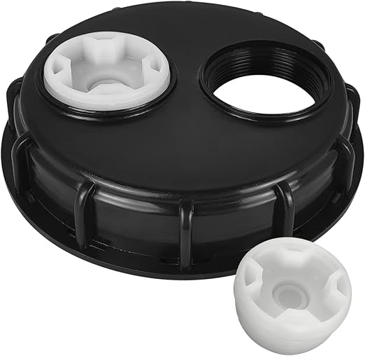 IBC Tote Lids Water Tank Caps IBC Tank Lids 6.5-Inch with 2" Plug Fine ...