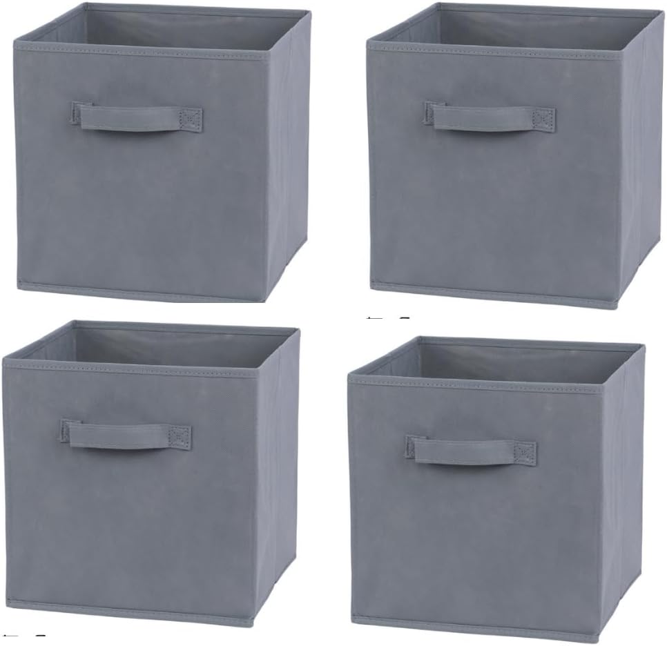 RampSupplies Foldable Storage Cubes with Handles, 30cm x 30cm x 30cm ...