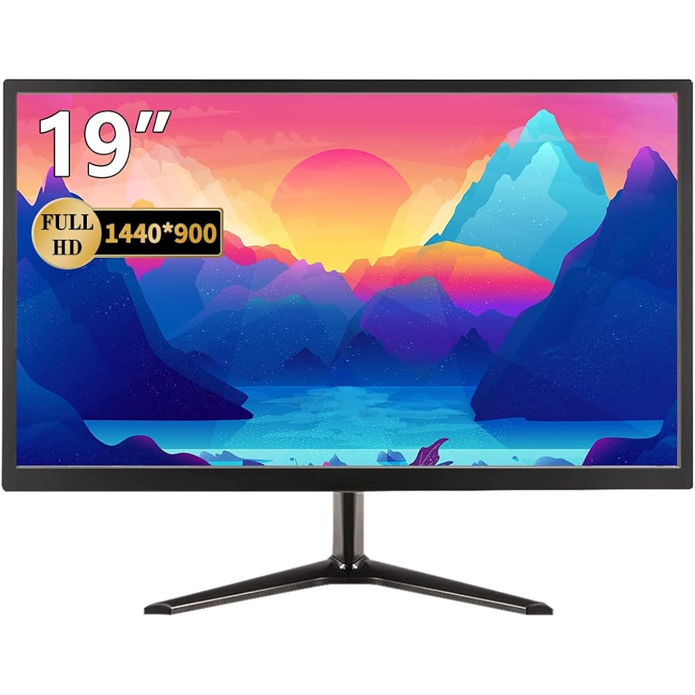 $14/mo - Finance 19 Inch Computer Monitor 1440x900 Desktop Monitor HDM ...