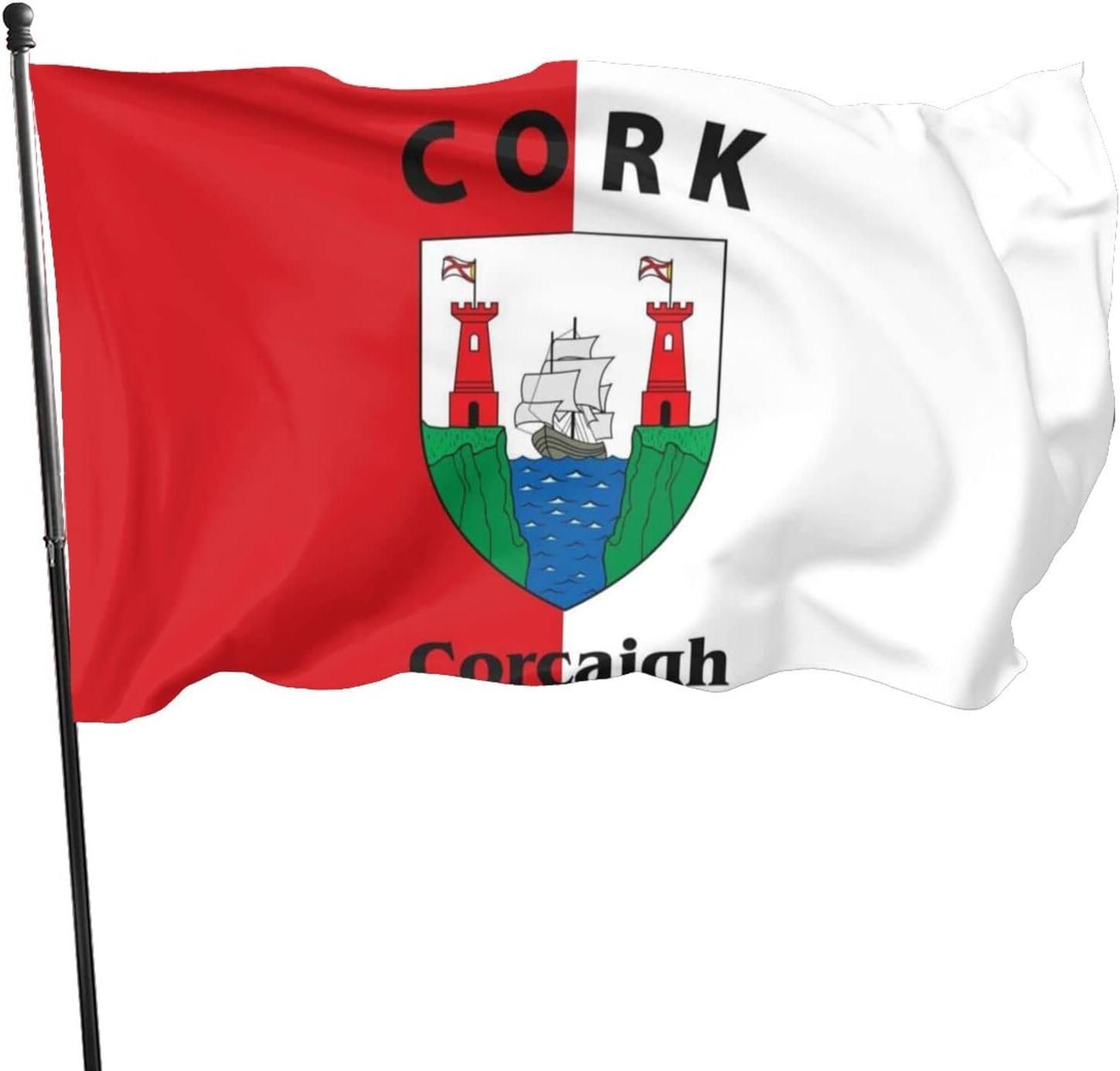 Amazon.com : JYIU Cork Ireland County Flag 3x5ft Garden Courtyard House ...