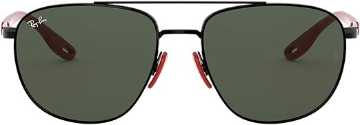 Amazon.com: Ray-Ban RB3659M Scuderia Ferrari Collection Square ...