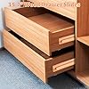 MUXHEL 6 Pcs 16 Inch Wood Drawer Slides, Wax Coated Wooden Drawer ...