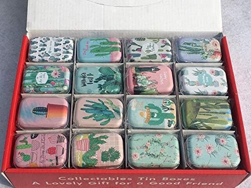 Amazon.com: 1PCS Colorful Mini Tin Box-Mini Tin Box with Lid-Mini Tin ...