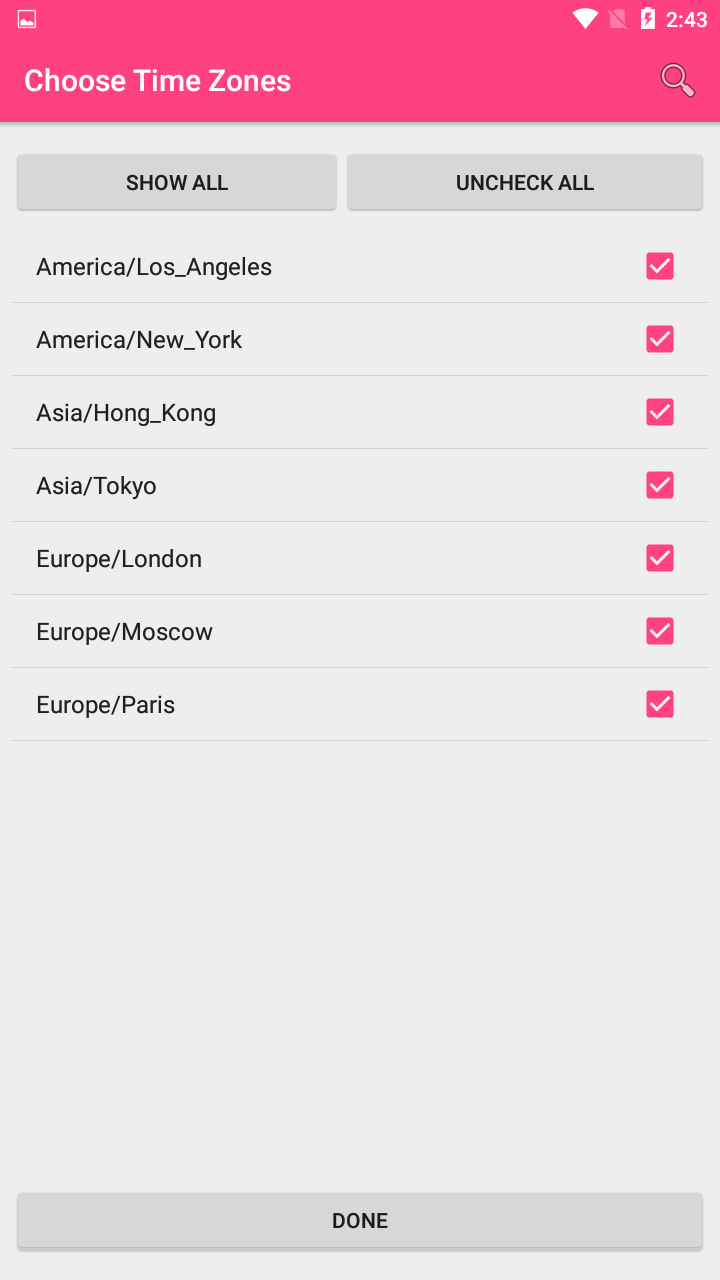 Time Zone Converter - World Time Zones - Clock - App on Amazon Appstore