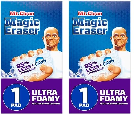 Amazon.com: Mr. Clean Magic Eraser Ultra Foamy Multi Purpose Cleaner ...