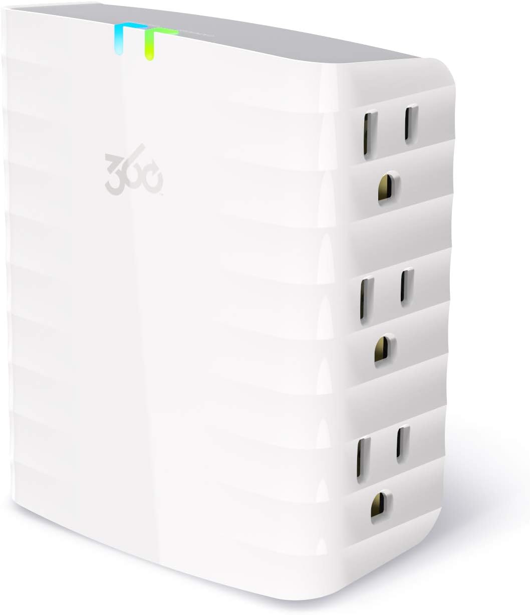 Amazon.com: 360 Electrical Sideline 6-Side Facing Outlets Surge Tap ...