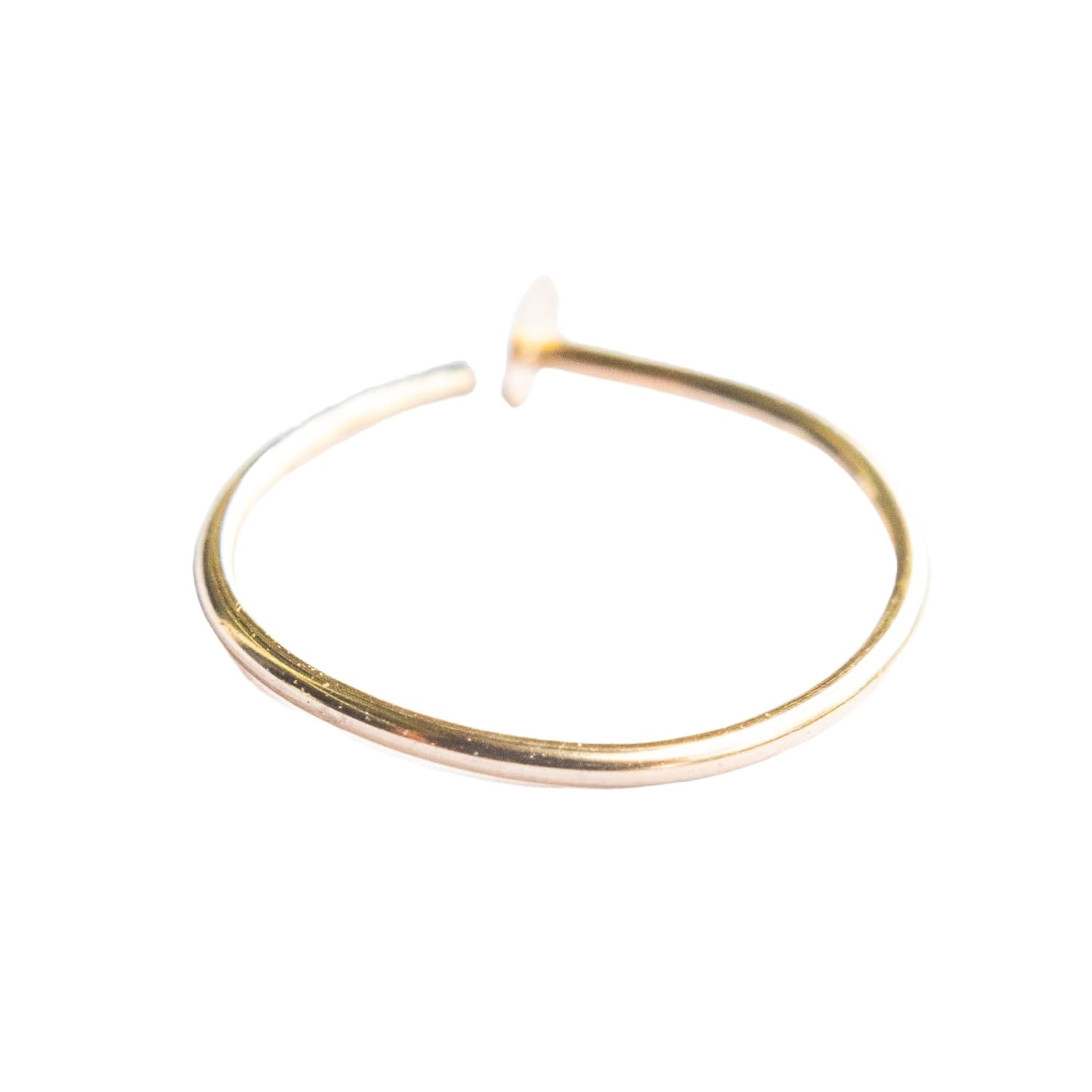 Amazon.com: Large Nose Ring Hoop | Big Size Delicate Look |24g Silver ...