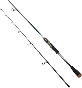 Amazon.com: 7ft Medium Spin Fishing Rod Graphite Bass Fishing Rods 2 ...