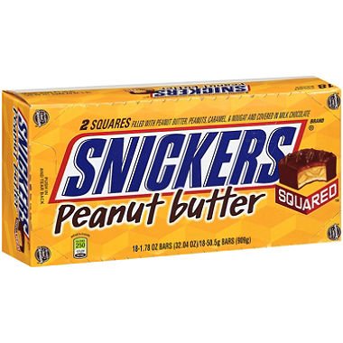 Amazon.com : Snickers PB Squared (18 ct.) : Grocery & Gourmet Food