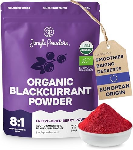 Amazon.com: Jungle Powders Organic Black Raspberry Powder 5 Ounce Bag ...