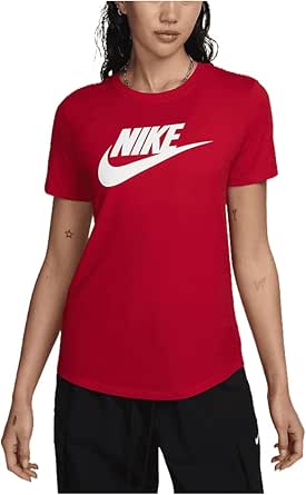 Amazon.com: Nike Sportswear Essentials Women's Futura Logo T-Shirt ...