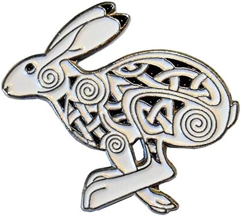 Running Hare Rabbit Pagan Celtic Mythological Wiccan Symbol Occult ...