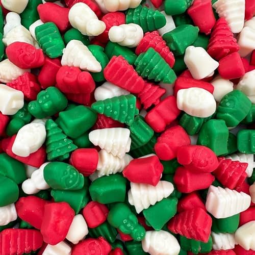 Amazon.com : Christmas Candy - Holiday Shapes Mellowcreme Candy ...