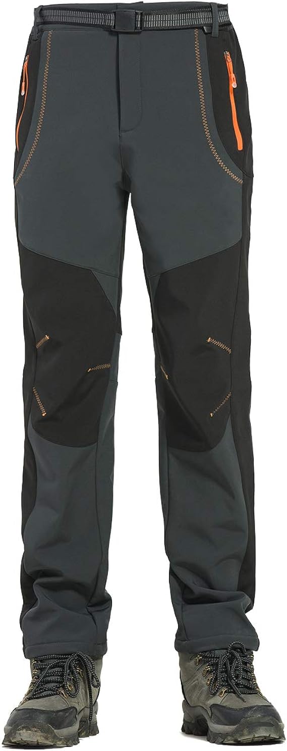 Lachi Pantaloni Invernale Uomo Softshell Trekking Pantaloni Outdoor ...