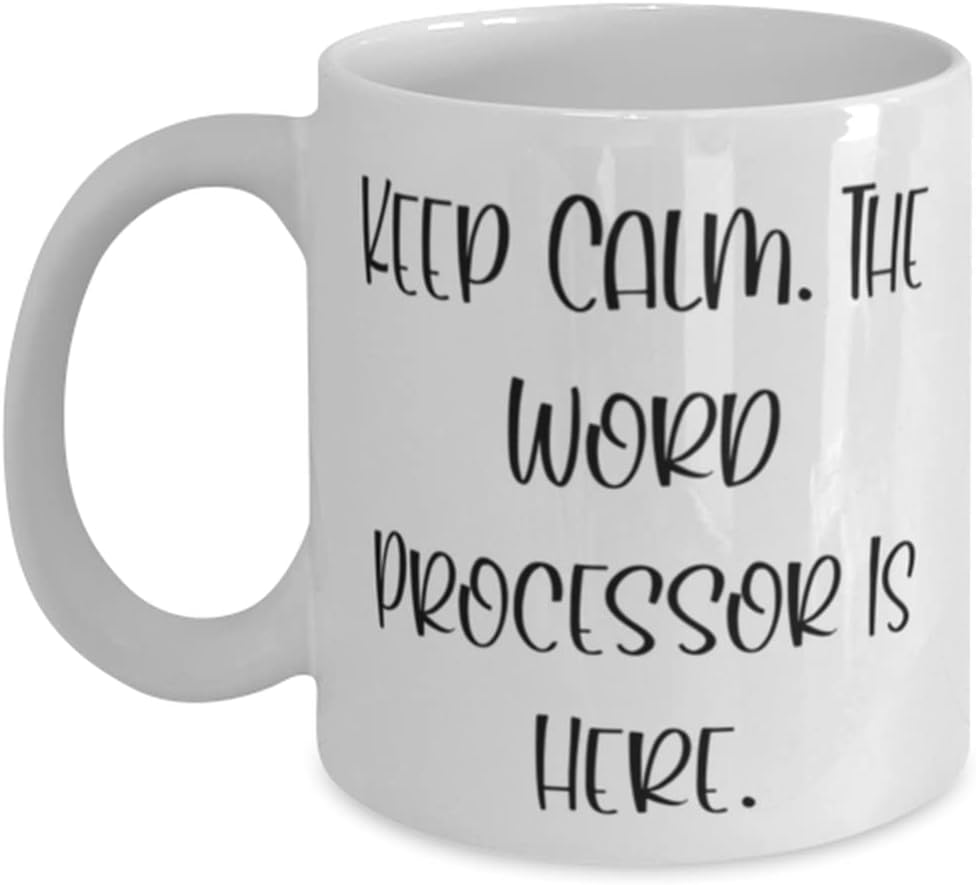Amazon.com: Word processor Gifts For Coworkers, Keep Calm. The Word ...