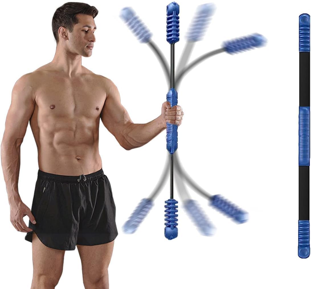 Amazon.com : Hotwave Elastic Fitness Bar,Vibration Stick,Body Physical ...