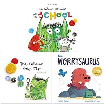 The Colour Monster Goes to School, The Colour Monster, The Worrysaurus ...