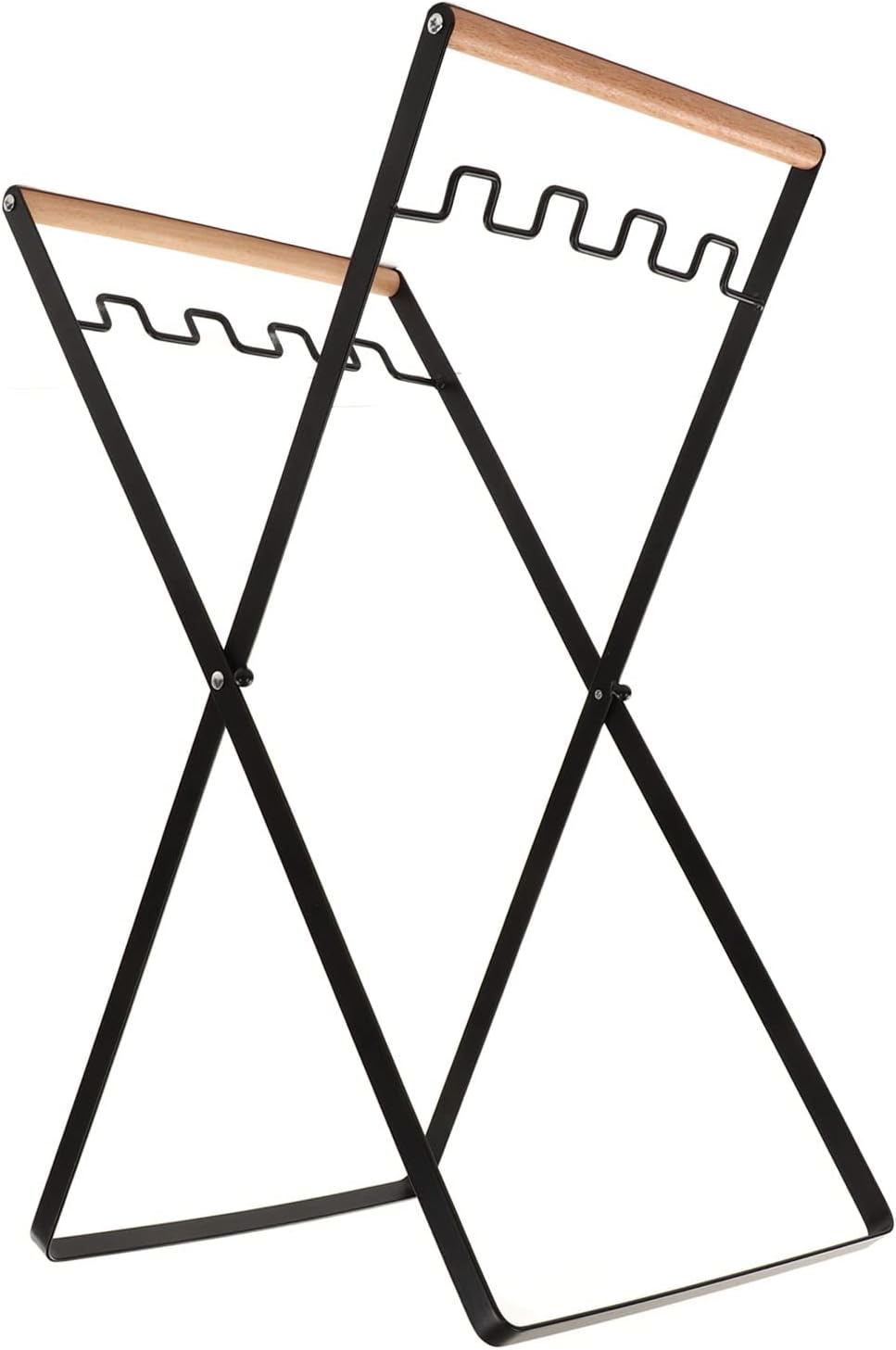 Amazon.com: Iron Trash Bag Holder, Portable Wood Handle Outdoor Leaf ...