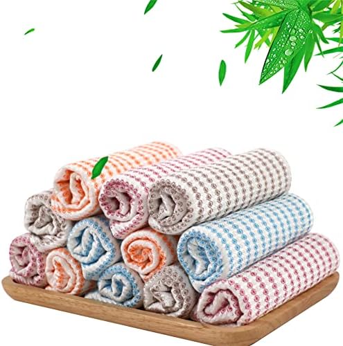 Amazon.com: B53 6-Pack Textured Multicolored Dish Cloths Kitchen Towels ...