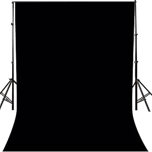 Amazon.com : Black Backdrop 9.8x6.6ft, Photo Booth Backdrop, Photo ...