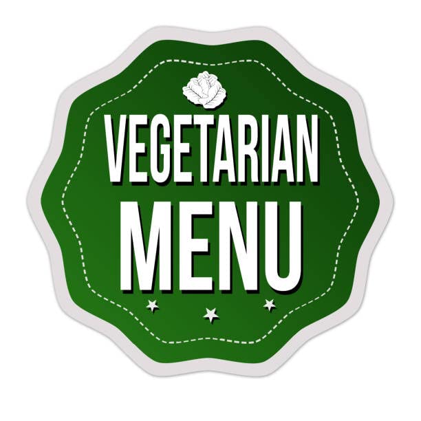 Safety Sign Sticker | Vegetarian Menu Sign, PVC Waterproof Sticker ...