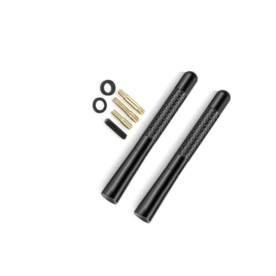 Amazon.com: CORONIR Motorcycle Carbon Fiber Antenna Mast Motorcycle ...