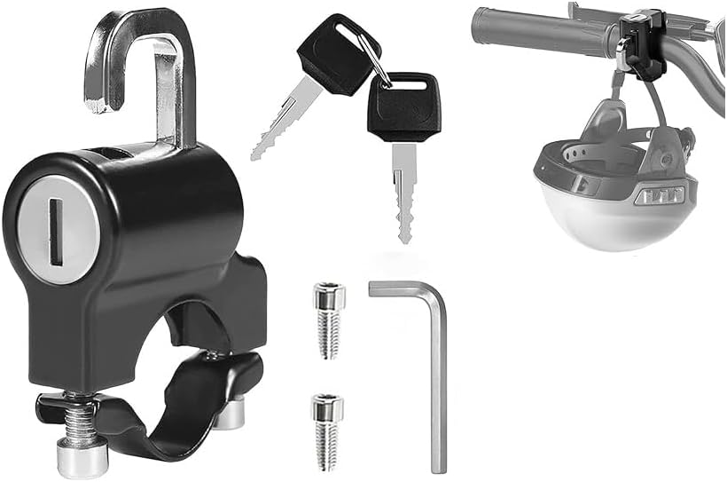 TVS Helmet Lock for Bike, Double Lock for Helmet Bike Riding ...