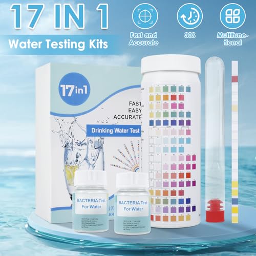 Water Testing Kits with Tube Accurate Water Quality Test Kit for Well ...