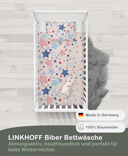Kinderbettwasche 100x135 Biber Flanell