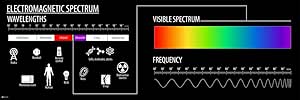 Amazon.com: Electromagnetic Spectrum Chart Diagram Science Physics ...