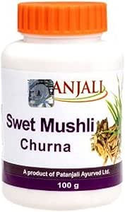 Patanjali Shwet Musli Churna-100 Gm - Pack of 1 Bottle: Buy Online at ...