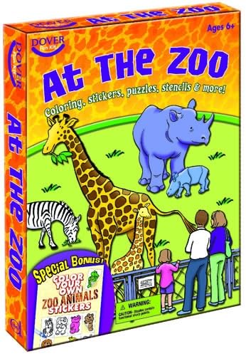At the Zoo: Dover Fun Kit (Dover Fun Kits): Dover, Kits for Kids ...