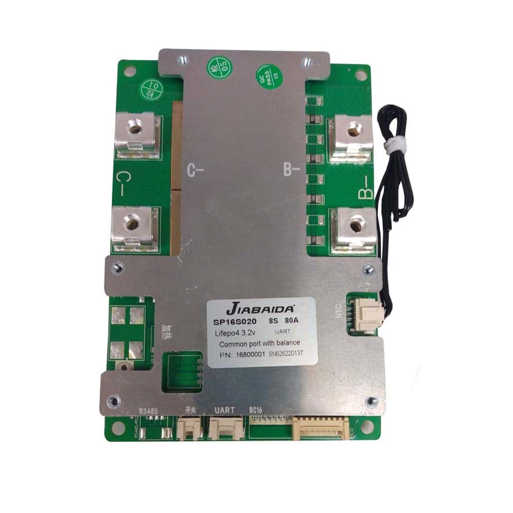 Buy Jiabaida (JBD) Smart BMS 8S 24V 80A Lifepo4 Battery Protection ...