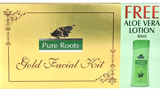 Amazon.com: Pure Roots Gold Facial Kit (100g) : Beauty & Personal Care