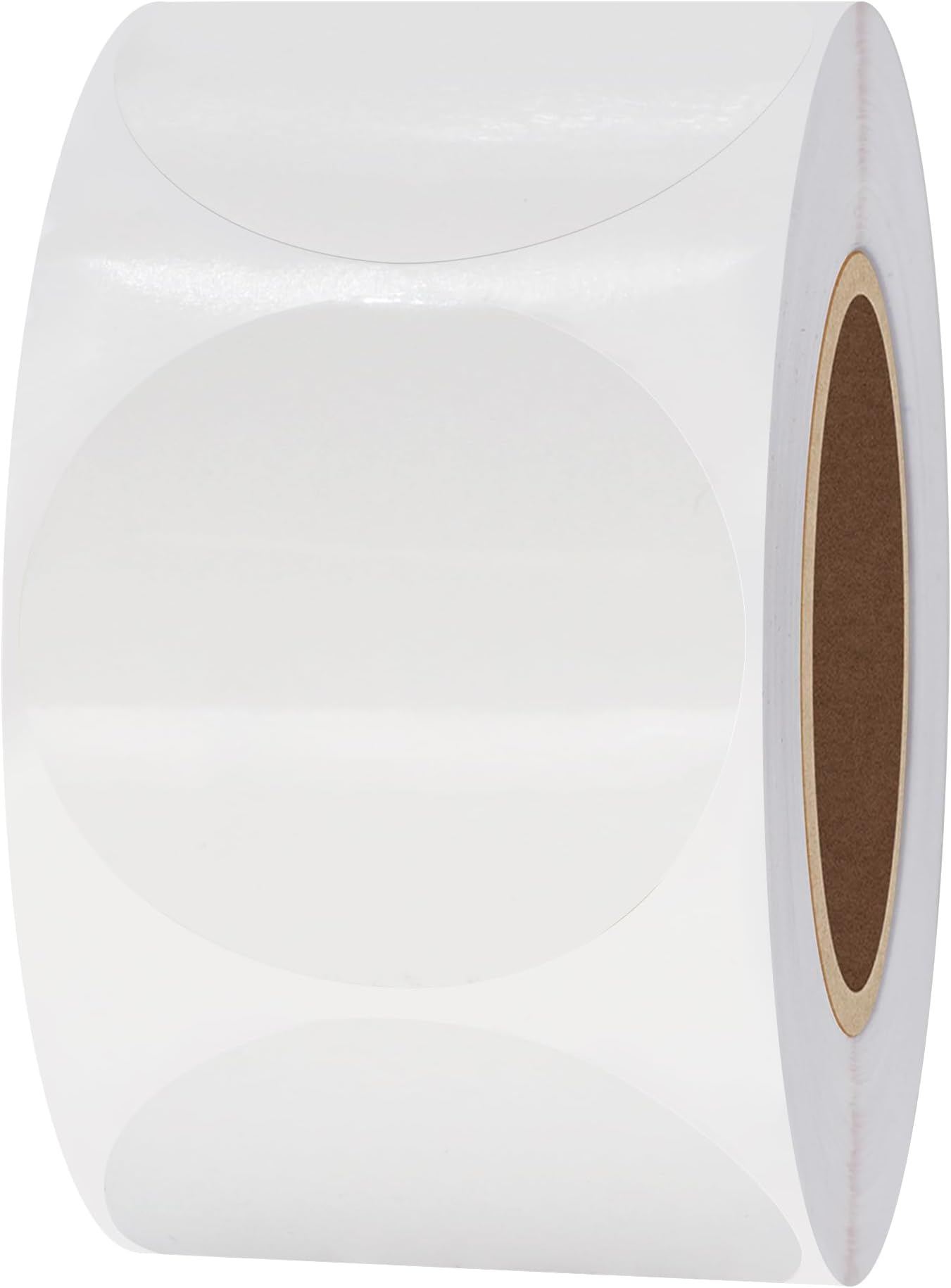 Minilabel 38 mm Round Gloss Seals Stickers - Clear Transparent (Pack of ...