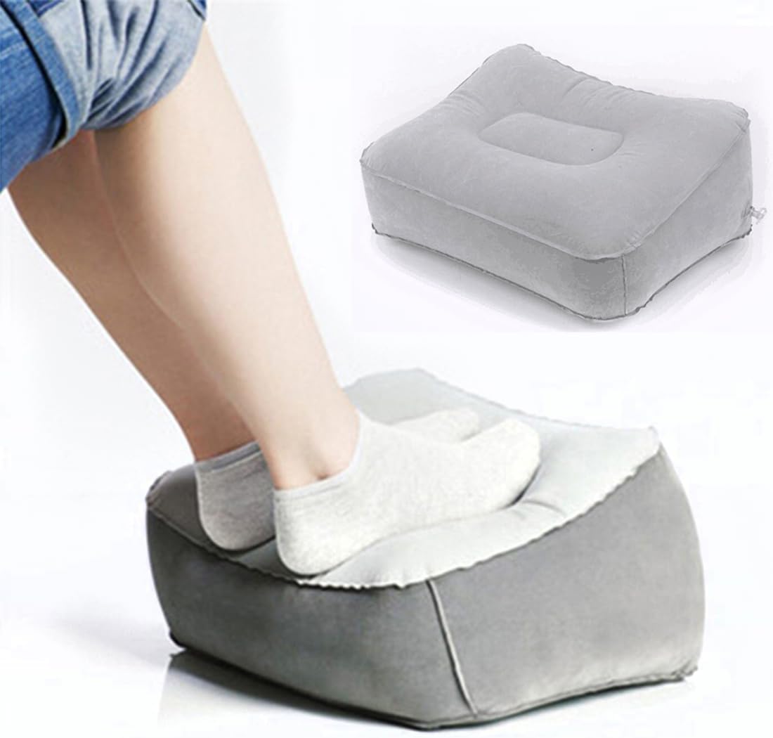 Amazon.com: Travel Foot Rest Pillow, Soft Flocking Pillow, Flights ...