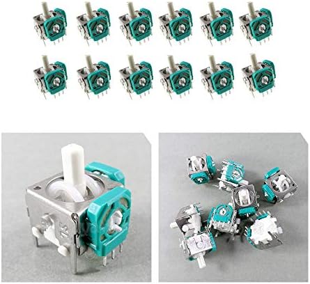 Amazon.com: Acxico 12Pcs Analog Joystick Stick Replacement for Nintendo ...