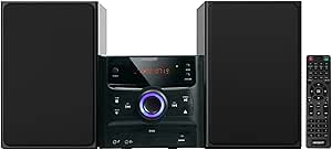 Amazon.com: WISCENT Stereo Shelf System for Home with Bluetooth ...