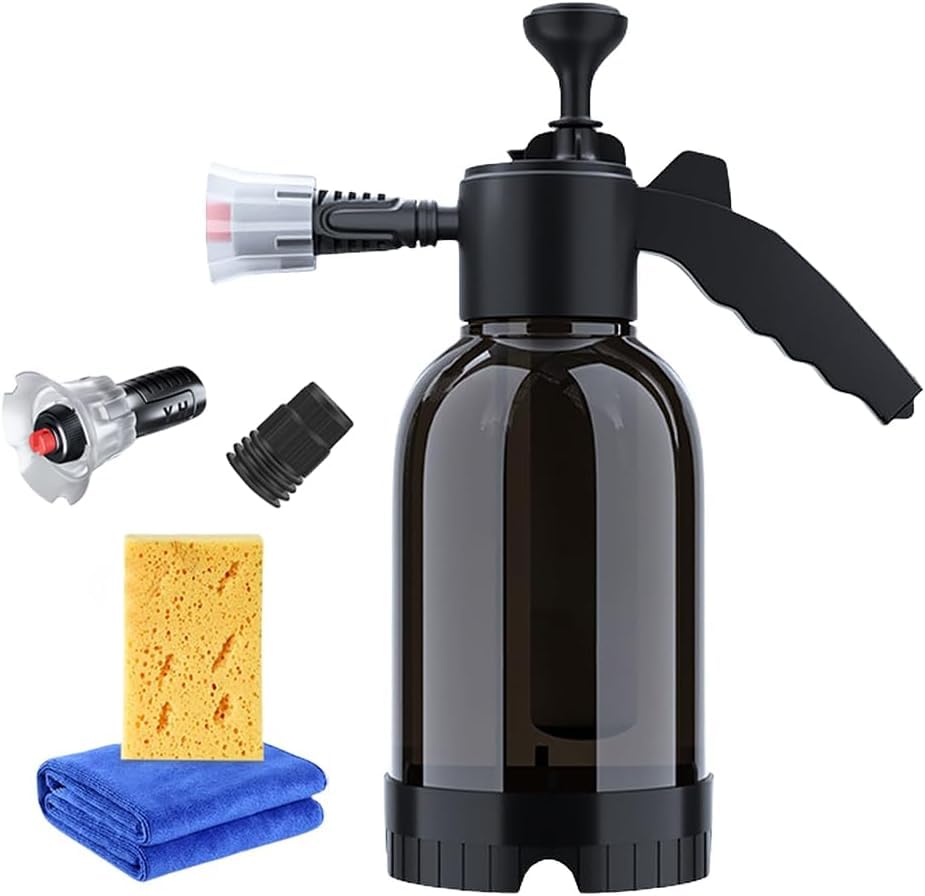 Snow Foam Pump Sprayer 2L Car Foam Sprayer Hand Pump Foam Sprayer with ...