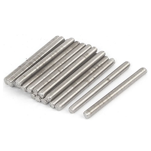 sourcingmap M6 x 65mm 304 Stainless Steel Male Threaded Rod Bar Studs ...