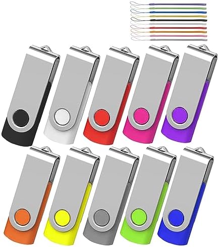 Amazon.com: 10 Pack DataOcean 4GB USB 2.0 Flash Drive Memory Stick ...