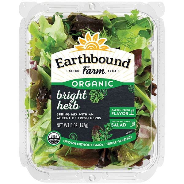 Amazon.com: EARTHBOUND FARM Organic Herb Salad, 1 EA : Grocery ...