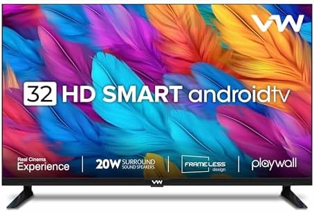 VW 80 cm (32 inches) Pro Series HD Ready Smart QLED Google TV VW32GQ1 ...