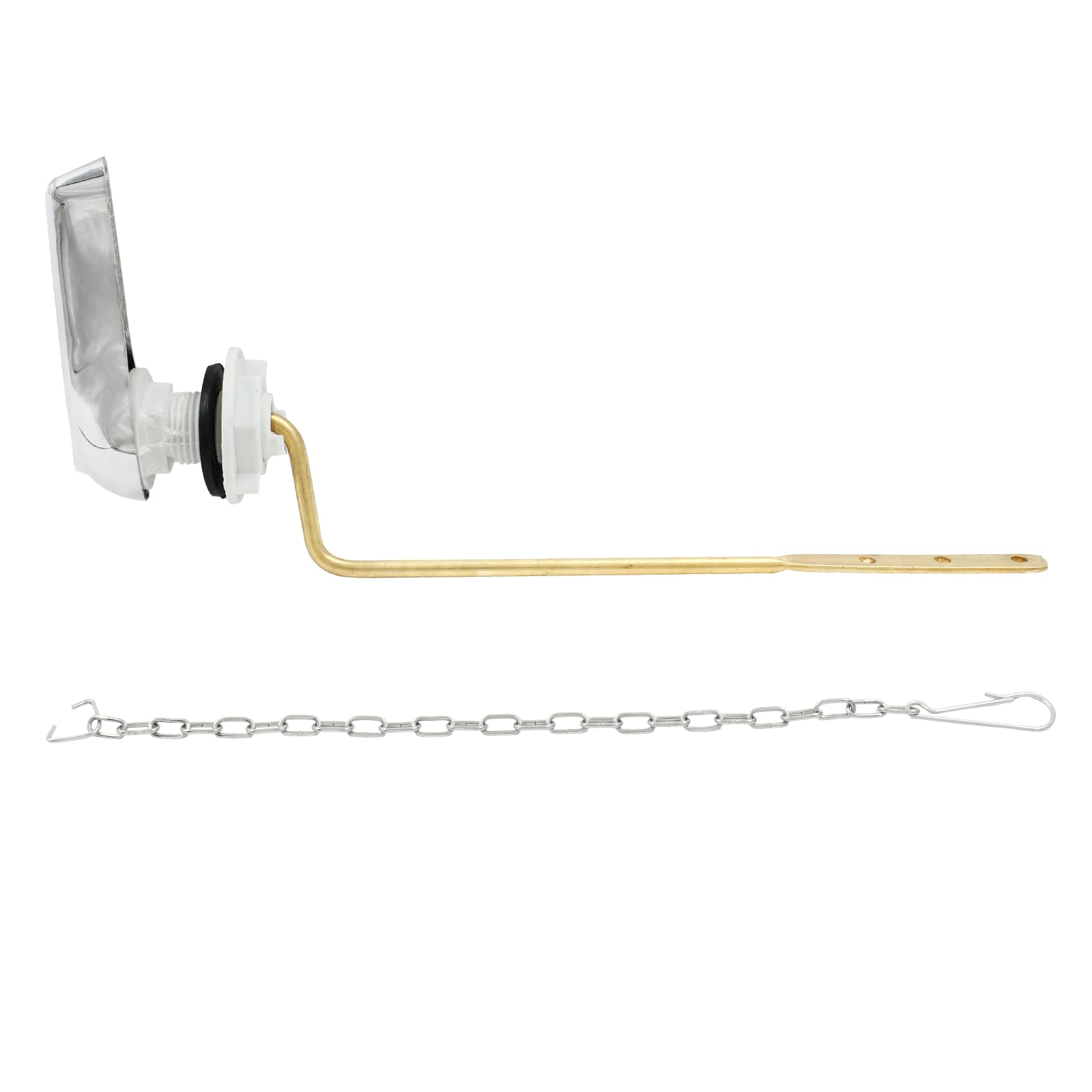 Moicstiy Toilet Handle Replacement Kit Toilet Chrome Finish Tank Flush ...