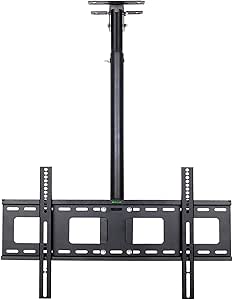 Multifunction TV Ceiling Mount Bracket,Adjustable Height 360 ° Rotation ...
