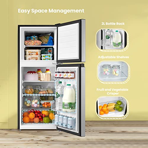 Snapklik.com : COMFEE CRM45D3AST Cu Ft Double Door Refrigerator