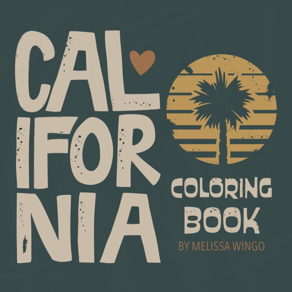 Amazon.com: California Coloring Book: Minimalist Coloring book for ...
