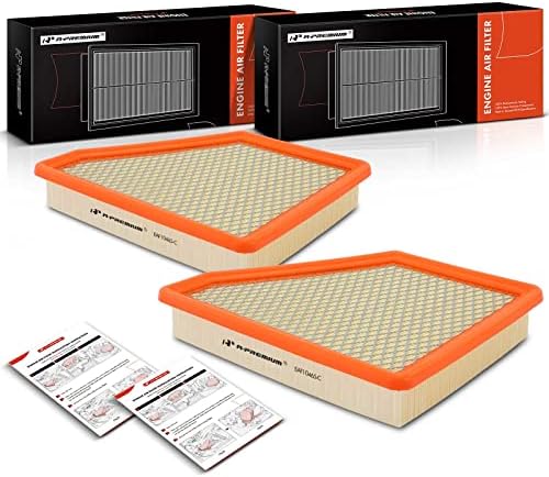 Amazon.com: A-Premium 2-PC Engine Air Filter Compatible with Chevrolet ...
