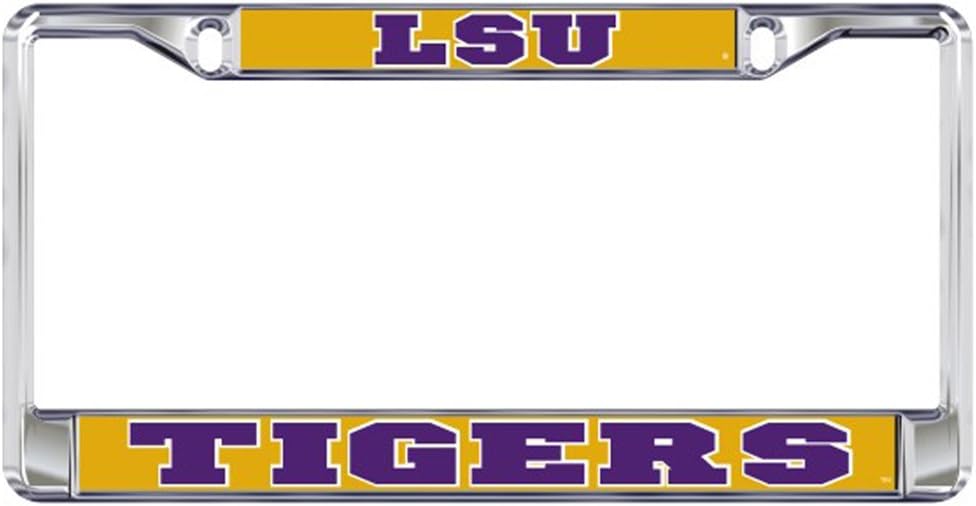 Amazon.com: GRAPHICS & MORE LSU Wordmark with Jersey Stripes License ...